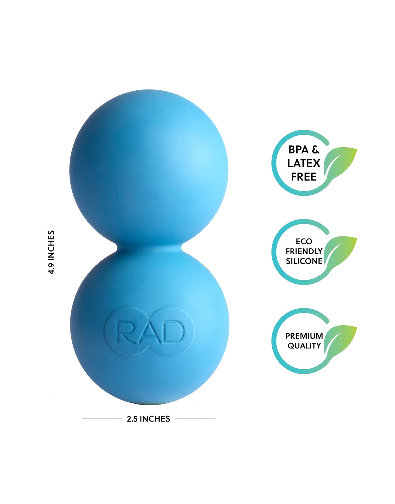 Double Lacrosse Ball Peanut Roller - RAD Roller