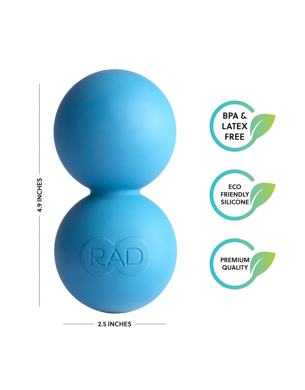 Double Lacrosse Ball Peanut Roller - RAD Roller